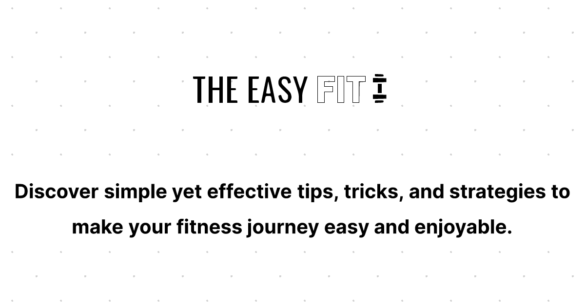 The easy fit blog